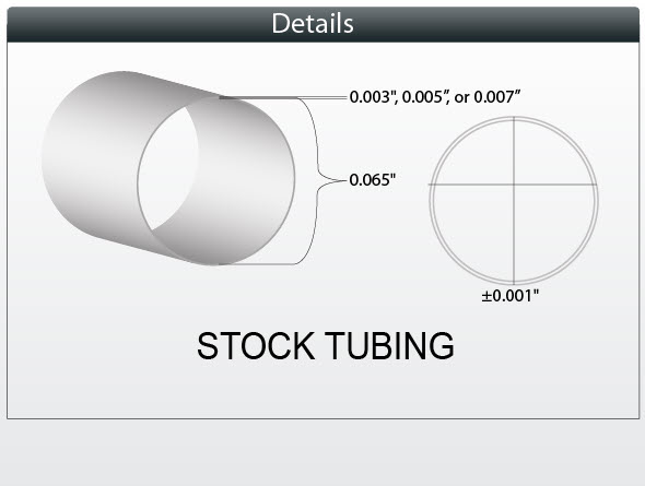 35D Pebax™ Stock Tubing French Size 5, OD 0.065” +/-0.002”